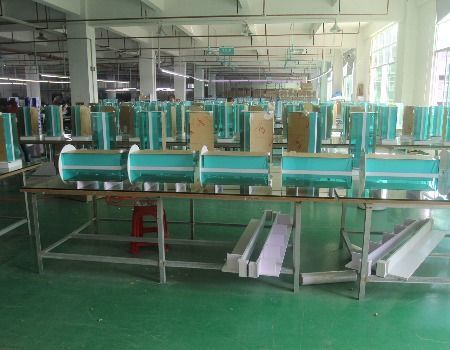 China 360 Rotating Counter Acrylic Display Tower Acrylic Knife Display ...