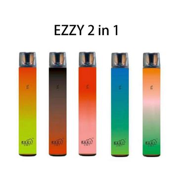 China Ezzy 2 in 1 Disposable Vape 2000 Puffs E Cigarette Device 6.5ml 2 ...