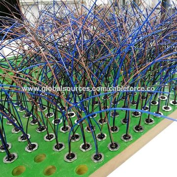 China M8 8-pin male panel mount connectors rear mounting soldered with ...