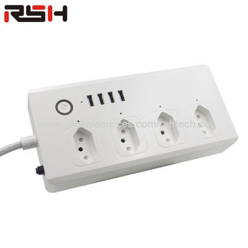 China Smart WiFi Remote Control Power Strip with Timming Function Work ...