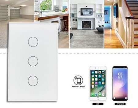 China Smart Wi-Fi USA standard wall switch panel, working with Alexa ...