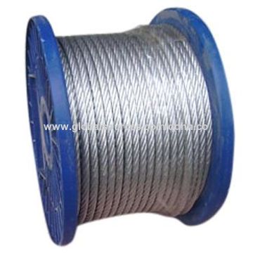 China 18X7+ FC/IWS no spinning steel wire rope, non-galvanized or ...
