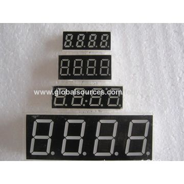 China0.8" Super Bright Red 7 Segment LED Digital Display for Battery ...
