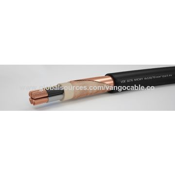 China NAYY-J / NAYY-O Cable, 0,6/1kv low voltage type PVC sheathed ...