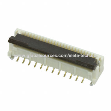 China 0.5mm (0.02-inch) FPC Connector, without Lock and Straight of Pin ...