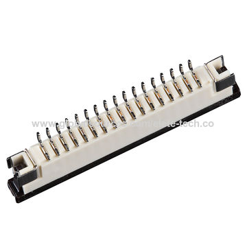 China 0.5mm (0.02-inch) FPC Connector, without Lock and Straight of Pin ...
