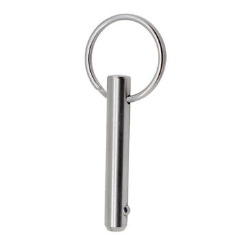 China Stainless steel ball quick release hardware ring grip detent pin ...
