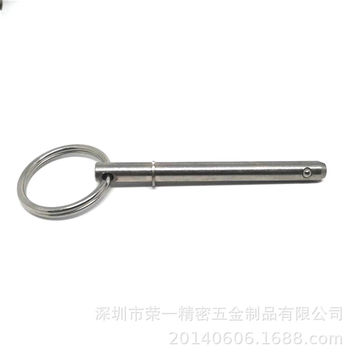 China Stainless steel ball quick release hardware ring grip detent pin ...