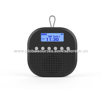 China Waterproof DAB Shower Radio with Aux-in Jack and built-in battery ...