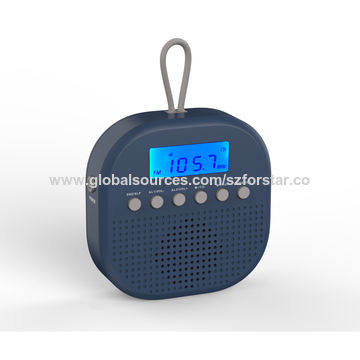 China Waterproof DAB Shower Radio with Aux-in Jack and built-in battery ...