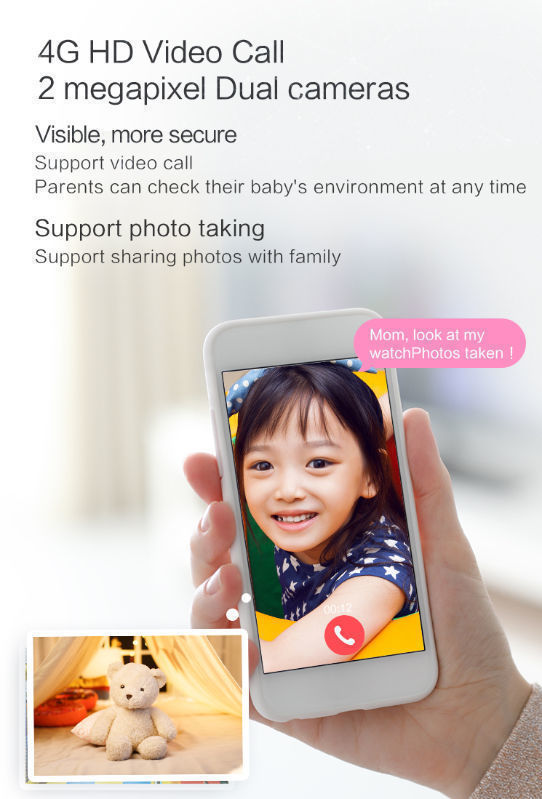 360 E2 Kids Smart Watch 800mAh Battery High-level Waterproof- IPX8 Real ...