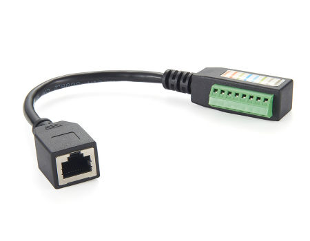 RJ45 Black Terminator Plug for KVM Console-serve, RJ45 DMX512 ...