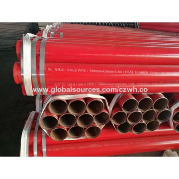 China Fire Sprinkler Pipe/Mild Steel ERW Steel Pipe/Tube with Grooved ...