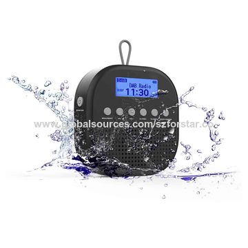 China Waterproof DAB+ Radio IPX4 waterproof level with LCD Display ...
