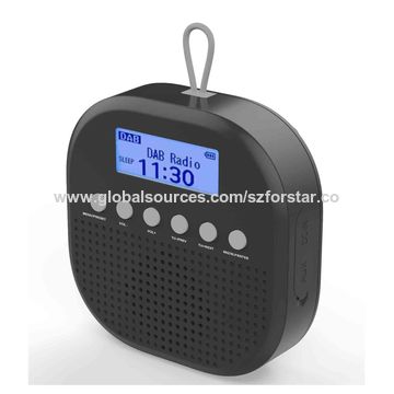 China Waterproof DAB+ Radio IPX4 waterproof level with LCD Display ...
