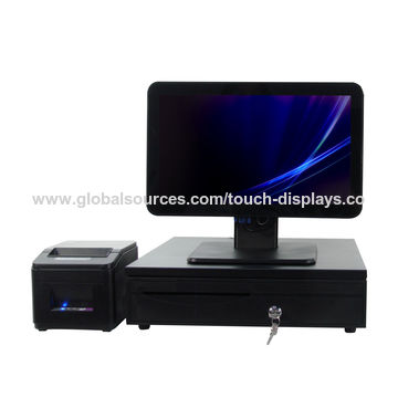 China15.6" POS terminals widescreen with high resolution support second ...