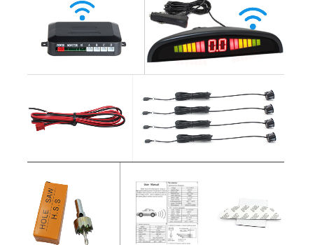 China Parking Sensor kit, Ultrasonic Proximity Detectors 4 Reverse Car ...