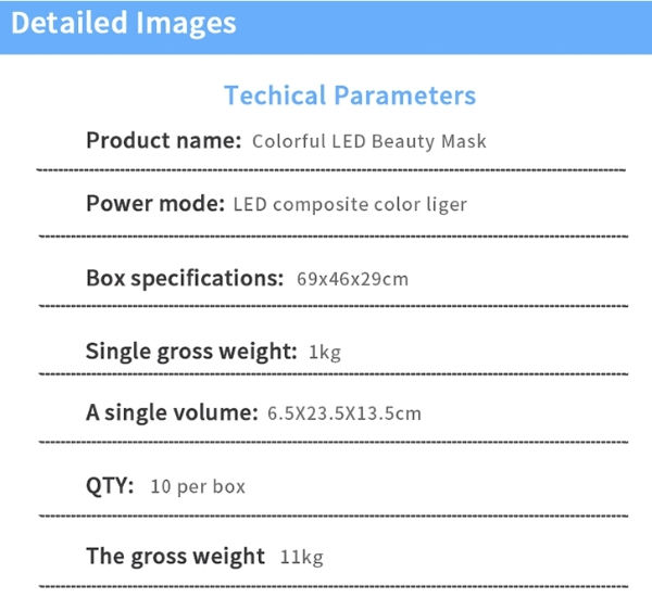 China 7 Color LED Facial Mask Microelectronics LED Photon Mask for ...