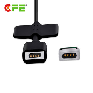 China Custom 4-pin male and female charging magnetic connector on ...