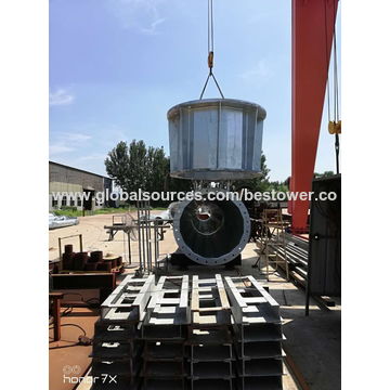 China Hot Galvanized Tubular Steel Wind Turbine Steel Tower,Wind Tower ...