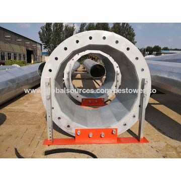 China Hot Galvanized Tubular Steel Wind Turbine Steel Tower,Wind Tower ...
