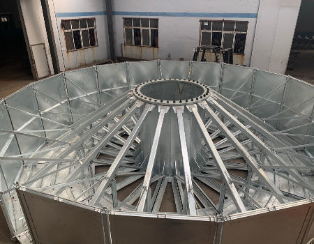 China Hot Galvanized Tubular Steel Wind Turbine Steel Tower,Wind Tower ...