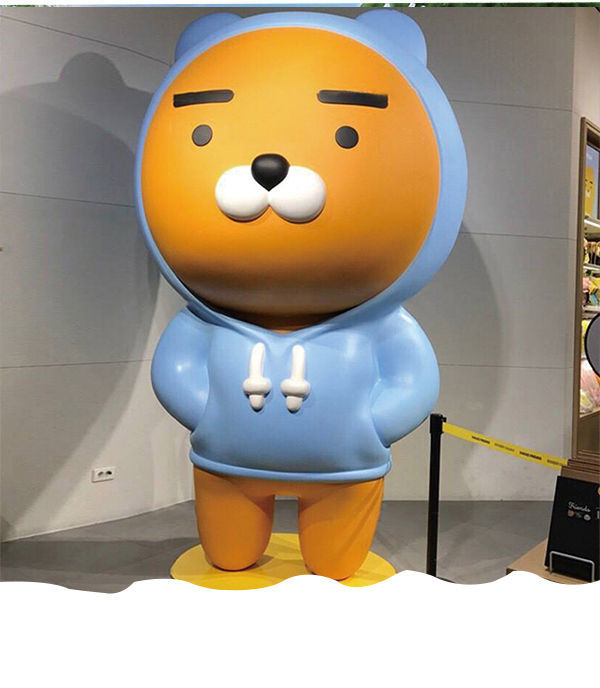 Modern design creative cartoon frp Sculpture for decoration, FRP ...