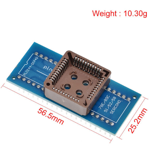 Plcc20 Plcc28 Plcc32 Plcc44 To Dip 20 28 32 44 Usb Universal Programmer Ic Adapter Tester Socket 