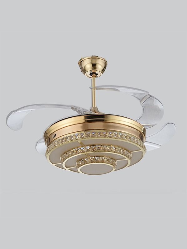 ChinaLuxury Modern Fan Light Ceiling Fan with Light Remote Control ...