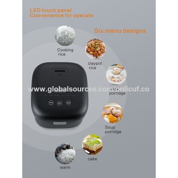 China 0.7L 2L Mini clay pot rice cooker square shape on Global Sources ...