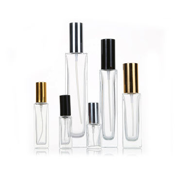 China Wholesale Luxury Glass 15ml Long Clear Empty Square Shaped ...