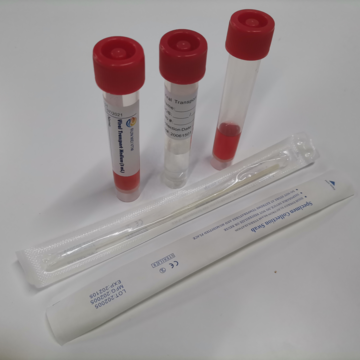 China(Oral+ nasal swab)100-150mm Breaking Point 80mm with 3ml Medium Vi ...