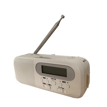 China FM/AM 2 Band Digital &rechargable Radio with LCD time and ...