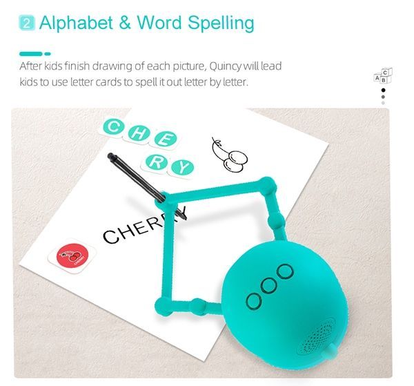 China Quincy Intelligent drawing robot kid toy to learn English & Math ...