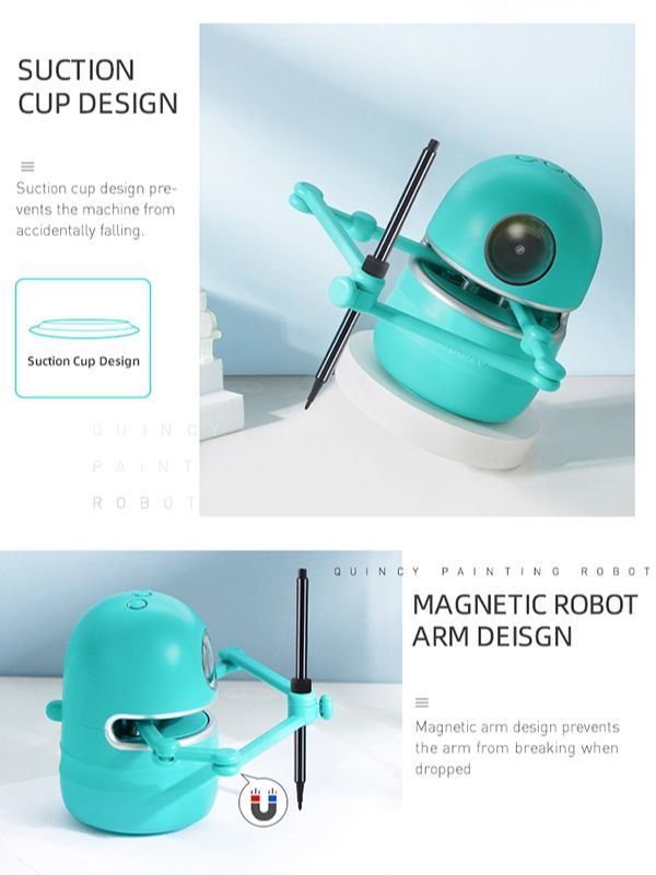 China Quincy Intelligent drawing robot kid toy to learn English & Math ...