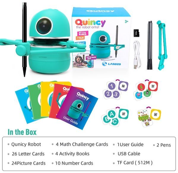 China Quincy Intelligent drawing robot kid toy to learn English & Math ...