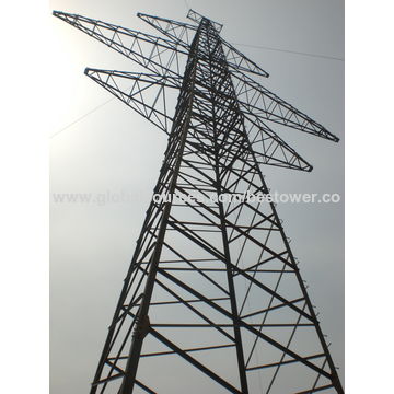 China Galvanized Lattice Steel Structure Power Steel Transmission ...