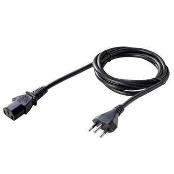 China INMETRO approved Type N 3 pin plug Brazil power cable on Global ...