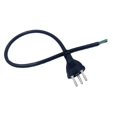 China INMETRO approved Type N 3 pin plug Brazil power cable on Global ...