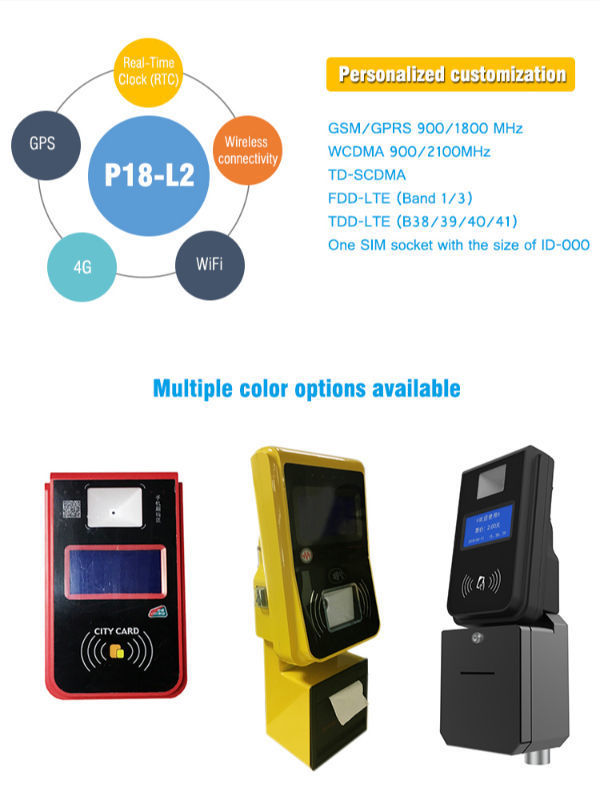China City RFID Barcode POS Payment System Conductor Validator Bus ...