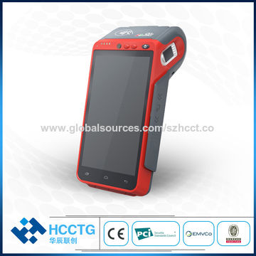 China Portable handheld POS terminal parking ticket machine android pos ...