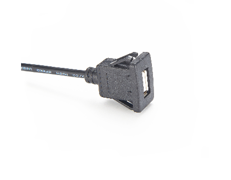 USB 3.0 Type A Snap-In Panel Mount Cable, Panel Mount Cable Snap-in ...