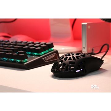 China Ultra Light Weight RGB Gaming Mouse With Holes Ergonomic Design ...