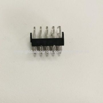 China 2.54mm Pitch Press-fit pin header, 02pins, right angle, tin ...