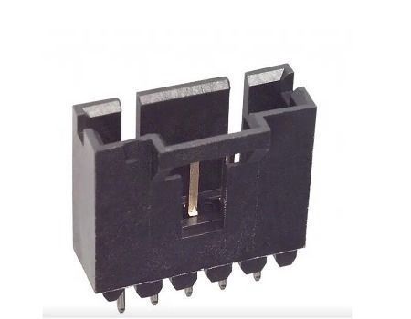 China 5 Position Rectangular Housing Connector Receptacle Black 0.100 ...