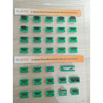 China 5 Position Rectangular Housing Connector Receptacle Black 0.100 ...