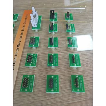 China 5 Position Rectangular Housing Connector Receptacle Black 0.100 ...