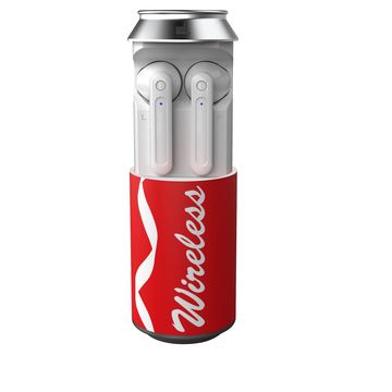 China Promotional Beer Cans Type Coke Design TWS Earbuds on Global ...