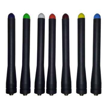 China Rubber VHF/UHF Colorful LED light handheld radio antenna, walkie ...