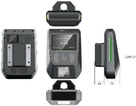 China export smart card reader with 4G GPS onboard ticket scanner for ...